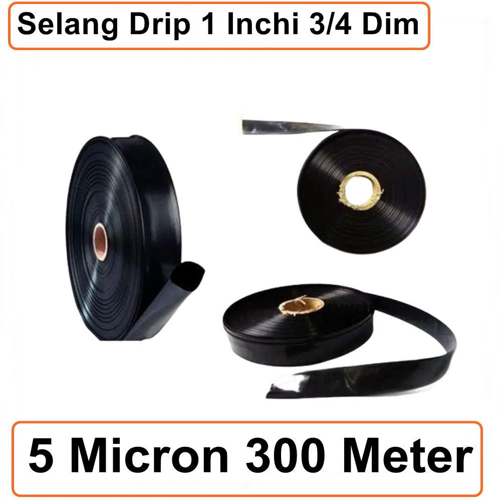 Selang Drip 5 Mikron Panjang 300 Meter Selang Irigasi | Lazada Indonesia