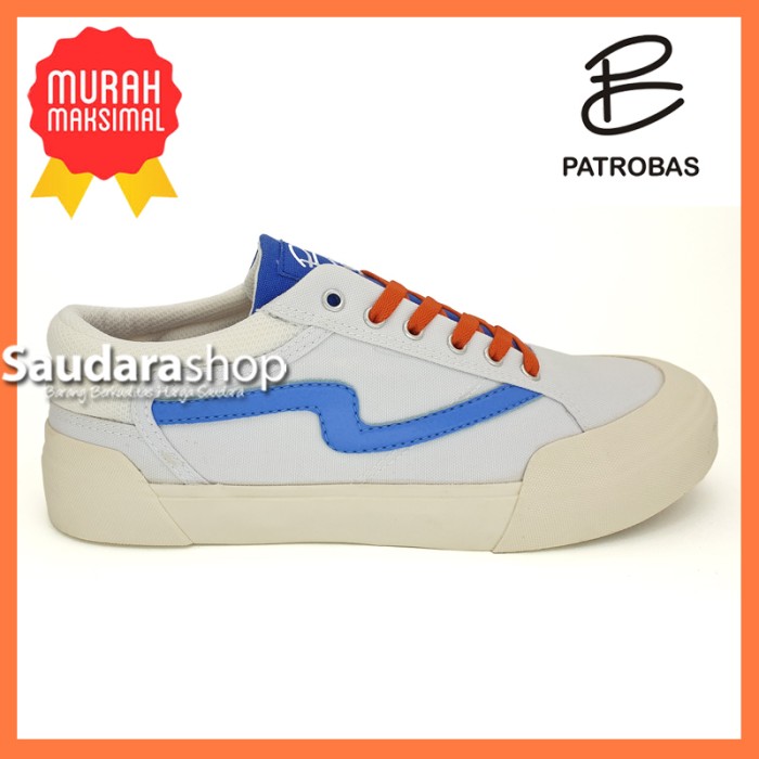 Sepatu Patrobas Cloud White Blue Low / Patrobas Cloud White Blue LC ...