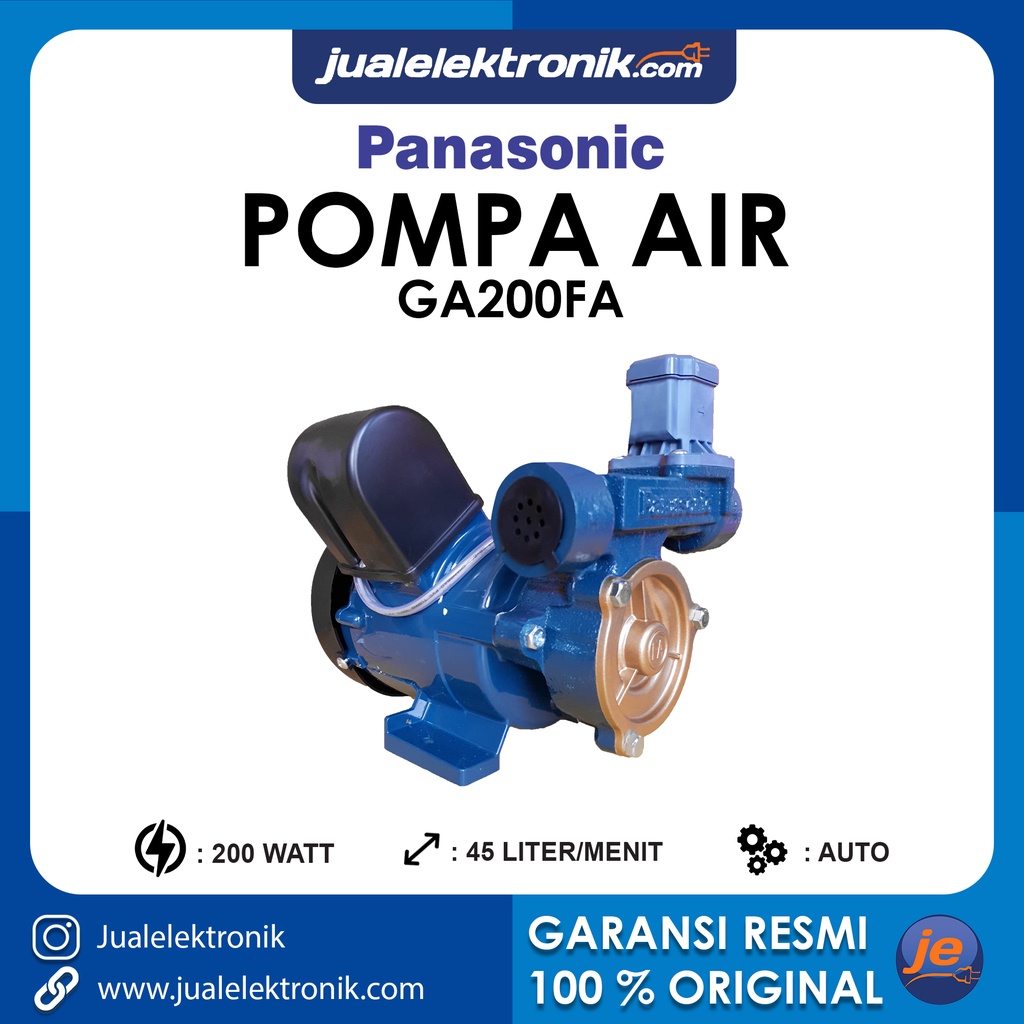 Panasonic GA200FA – Pompa Booster | Lazada Indonesia