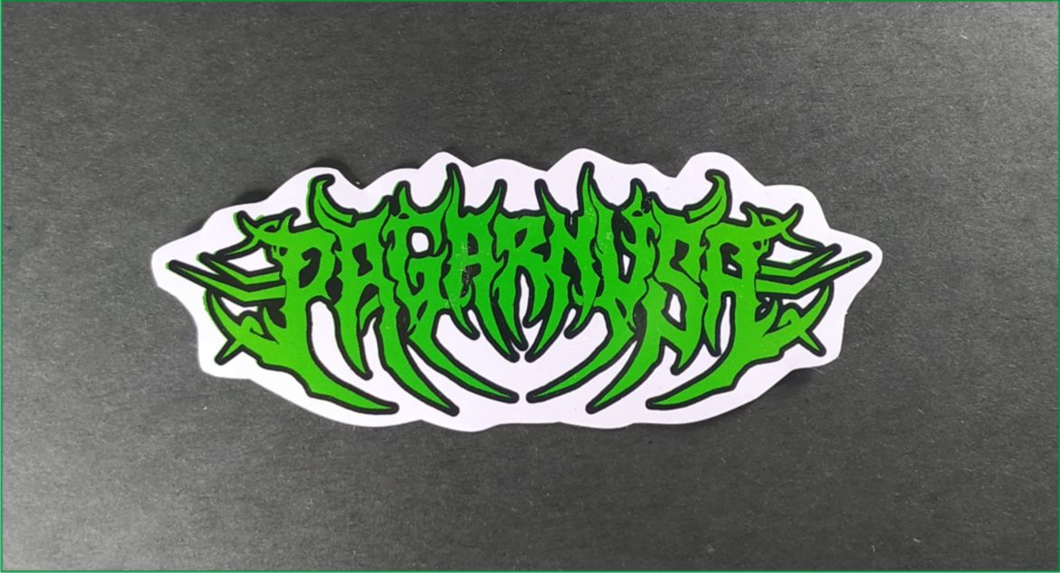 UKURAN BESAR STICKER STIKER PAGAR NUSA SANTAPN SENYAPN GARAPN PN GASMI ...