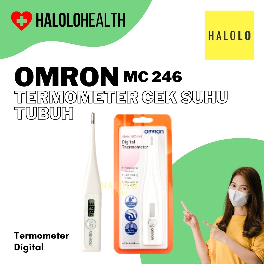 Termometer Digital OMRON MC-246 MC 246 Thermometer Cek Suhu Tubuh | Lazada Indonesia