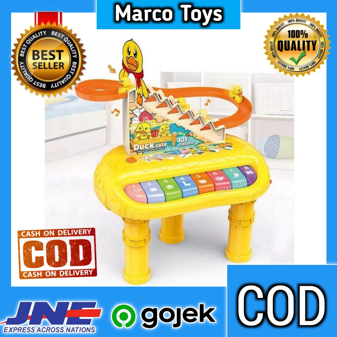 MAINAN BEBEK 2 In 1 canggih Montessori piano | Electronic Organ ...