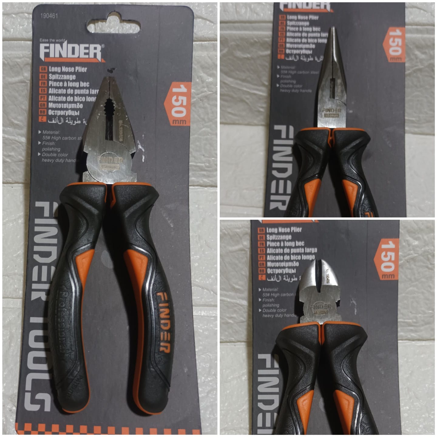 Tang Kominasi Finder 6 Inch Tang Lancip Finder 6 inch Tang Potong ...