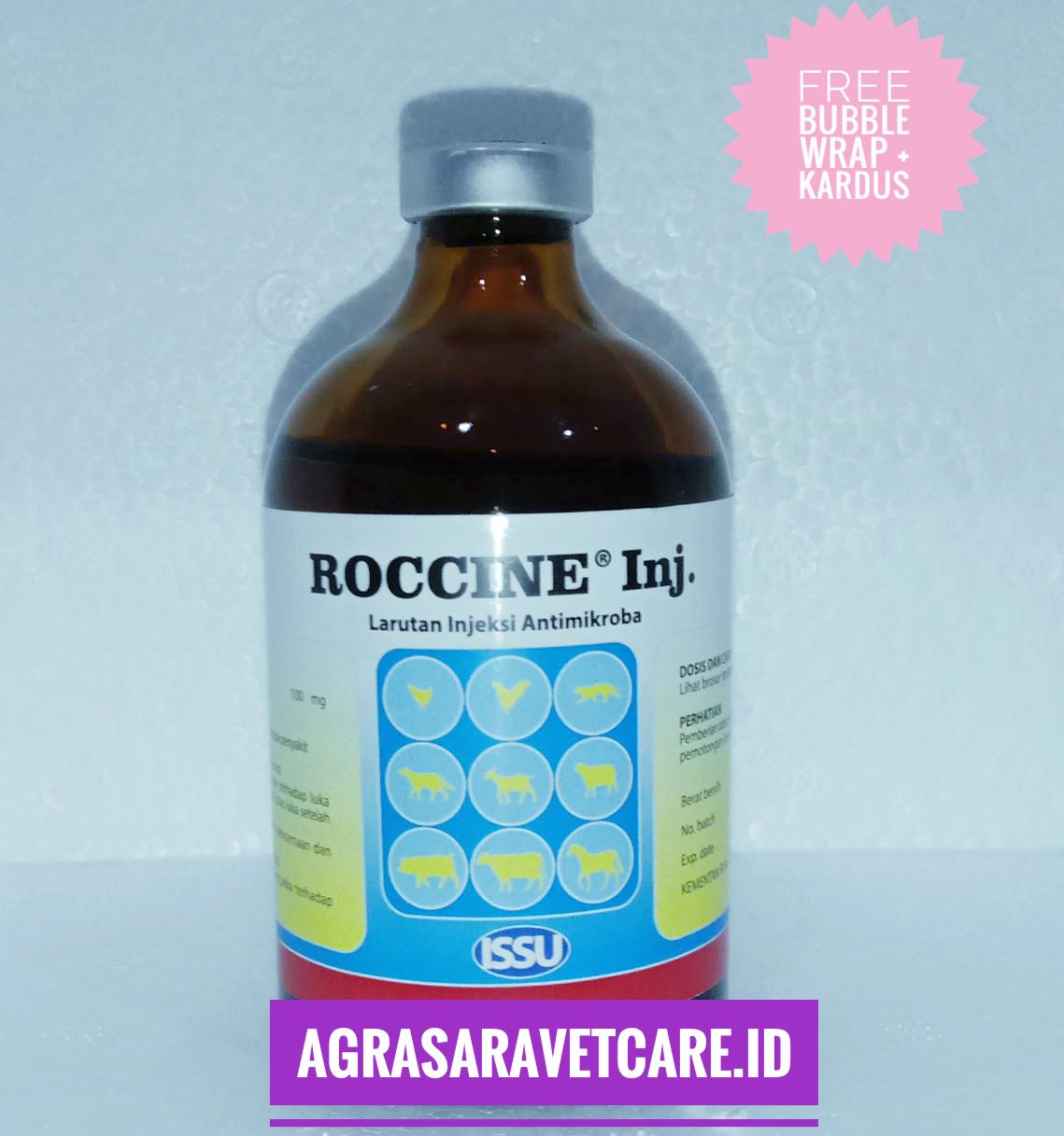 ROCCINE 100 ml ISSU- SEPERTI ROXINE SANBE INTERFLOX INJECT obat ...
