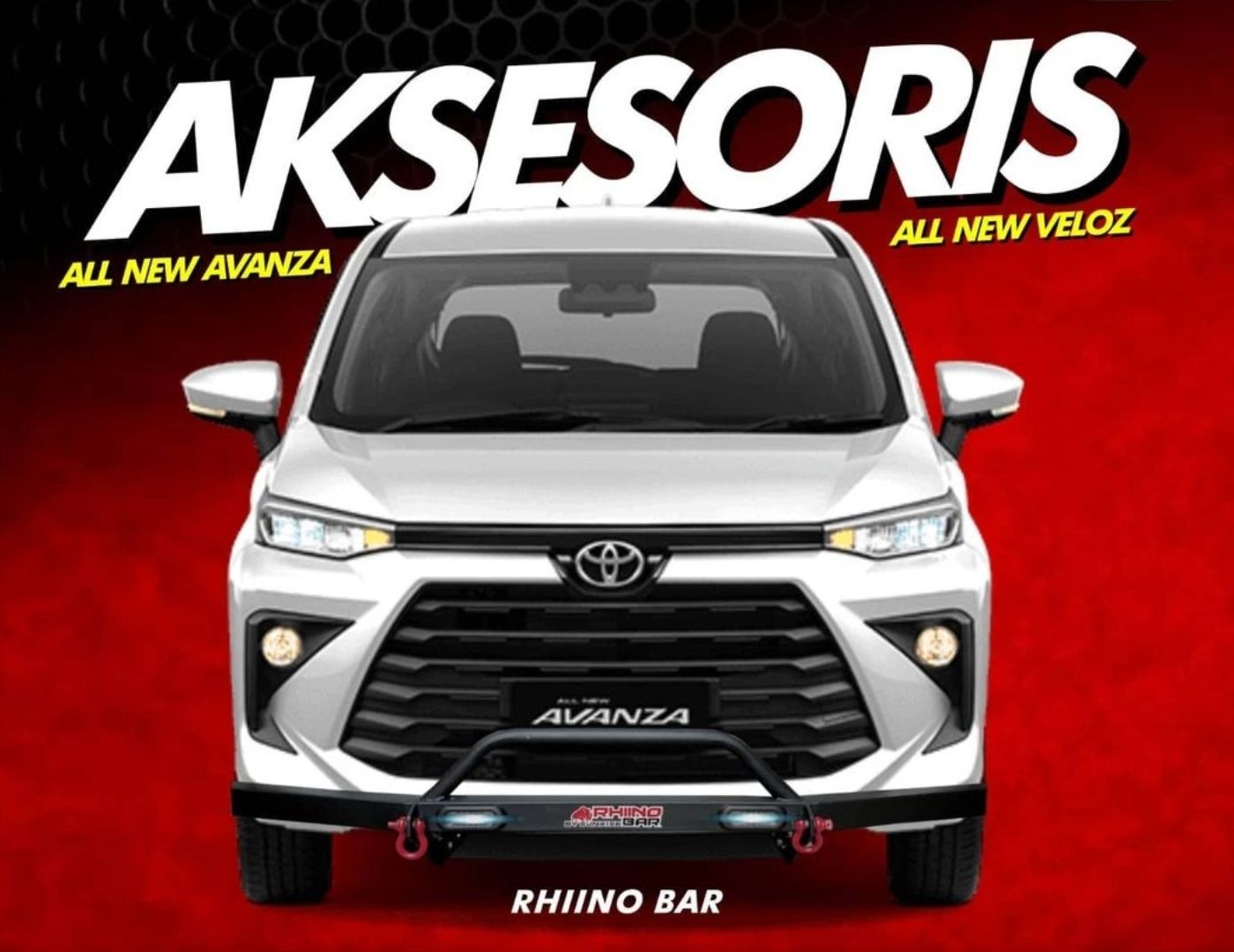 BUMPER RHINO BAR TOYOTA AVANZA / VELOZ 2022 WITH DRL SUPER QUALITY ...