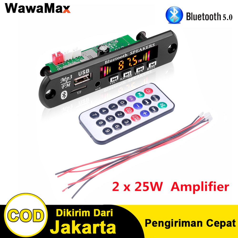 Papan Dekoder MP3 Bluetooth Decoder Board Layar Audio WMA WAV TF/USB ...