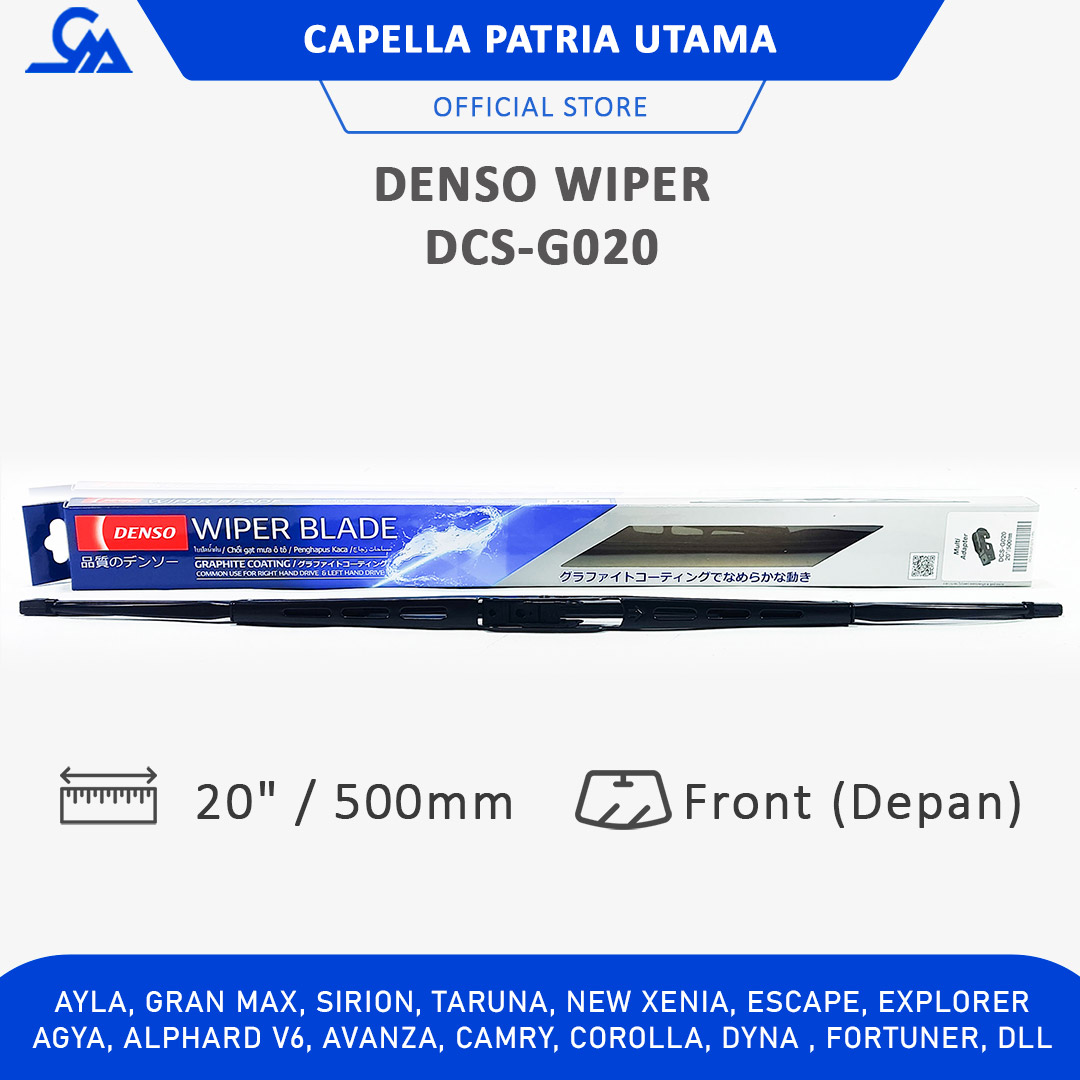 DENSO WIPER DCS-G020 AYLA GRAN MAX SIRION TARUNA XENIA AGYA ALPHARD V6 ...