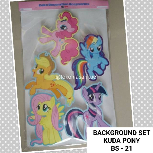 BS 21 - HIASAN KUE CAKE TOPPER KUDA PONY | Lazada Indonesia