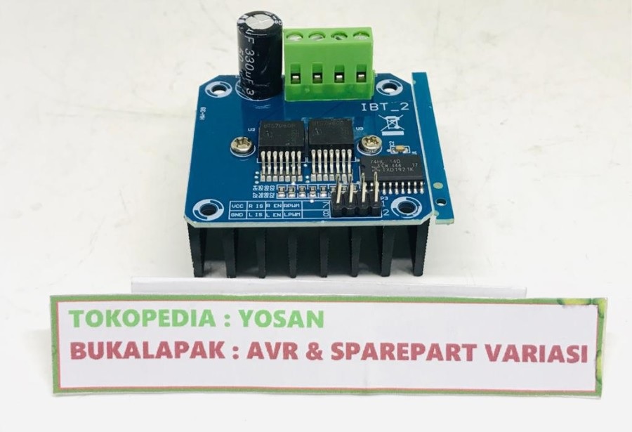 BTS7960 HIGH CURRENT MOTOR DRIVER H-BRIDGE MODULE FOR ARDUINO BTS-7960 ...