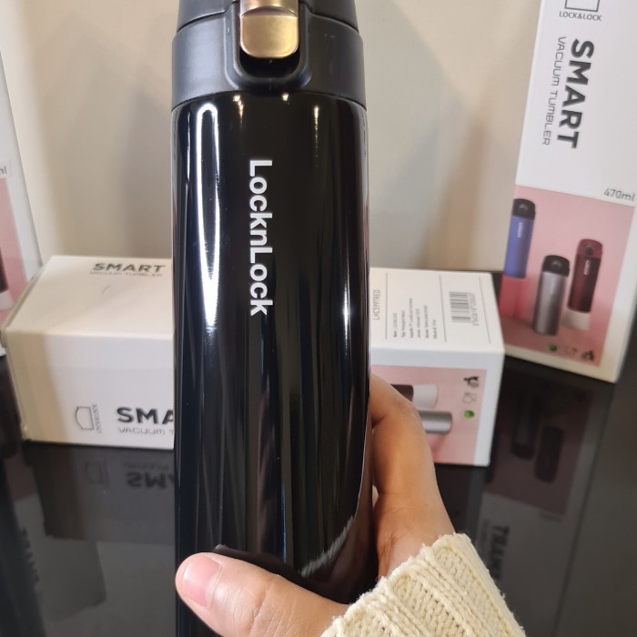SMART VACUUM TUMBLER LOCK N LOCK 470 ML100% ORIGINAL - black 470ml(B0F4 ...