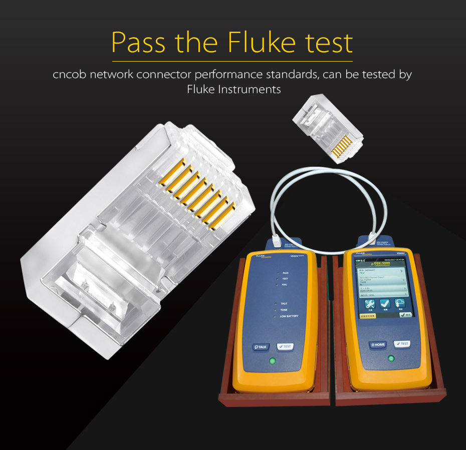 Cat6 KONEKTOR RJ45 8P8C Modular ETHERNET HEAD PLUG TEMBAGA | Lazada ...