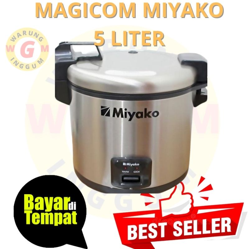 Mejikom Miyako 5L Jumbo Siap Menghasilkan Hidangan Berkualitas Tanpa Ribet | Lazada Indonesia
