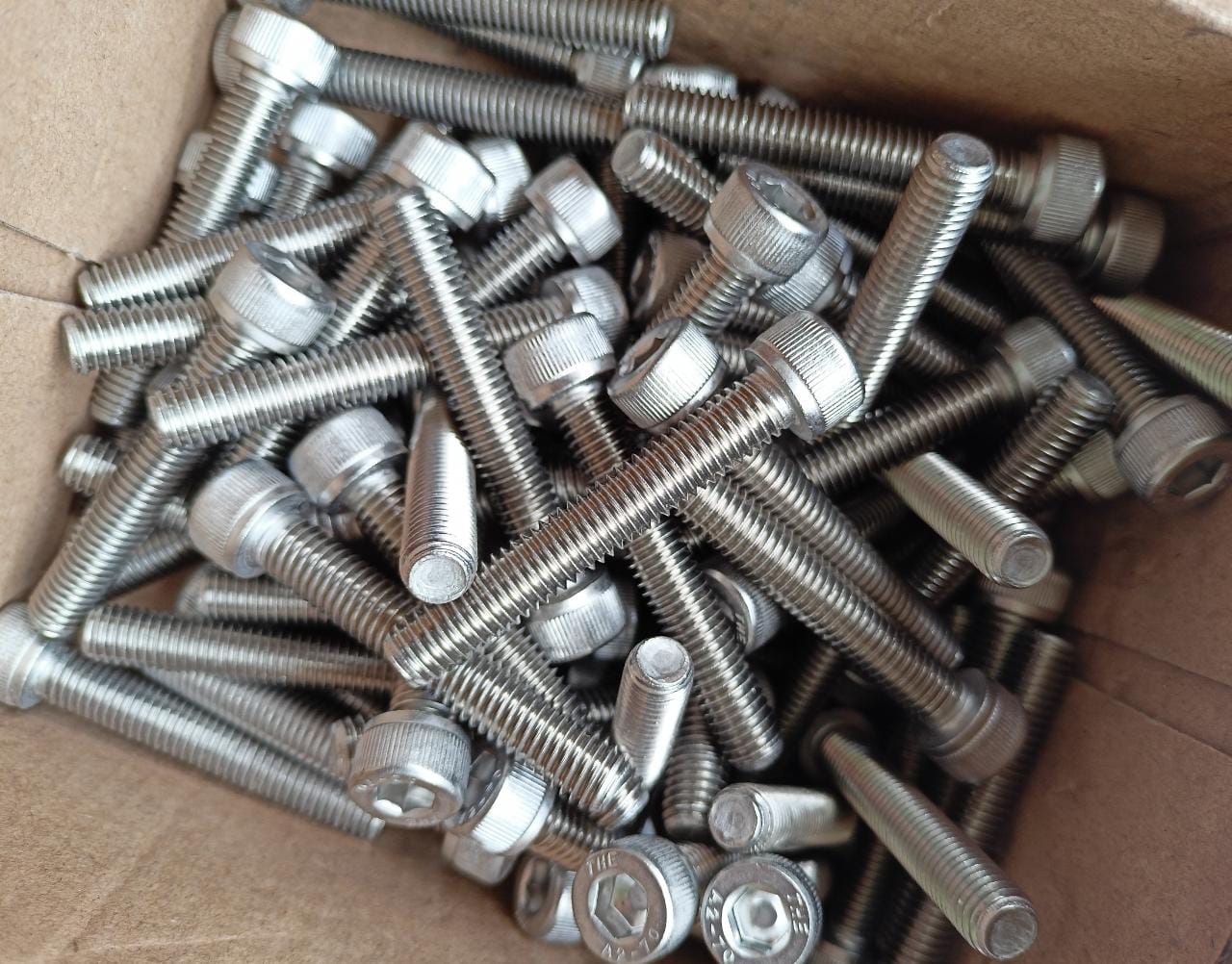 20 PC BAUT L STAINLES M5x25/ BAUT L SS304 / BAUT L SUS KUNCI L4 P0.8 ...