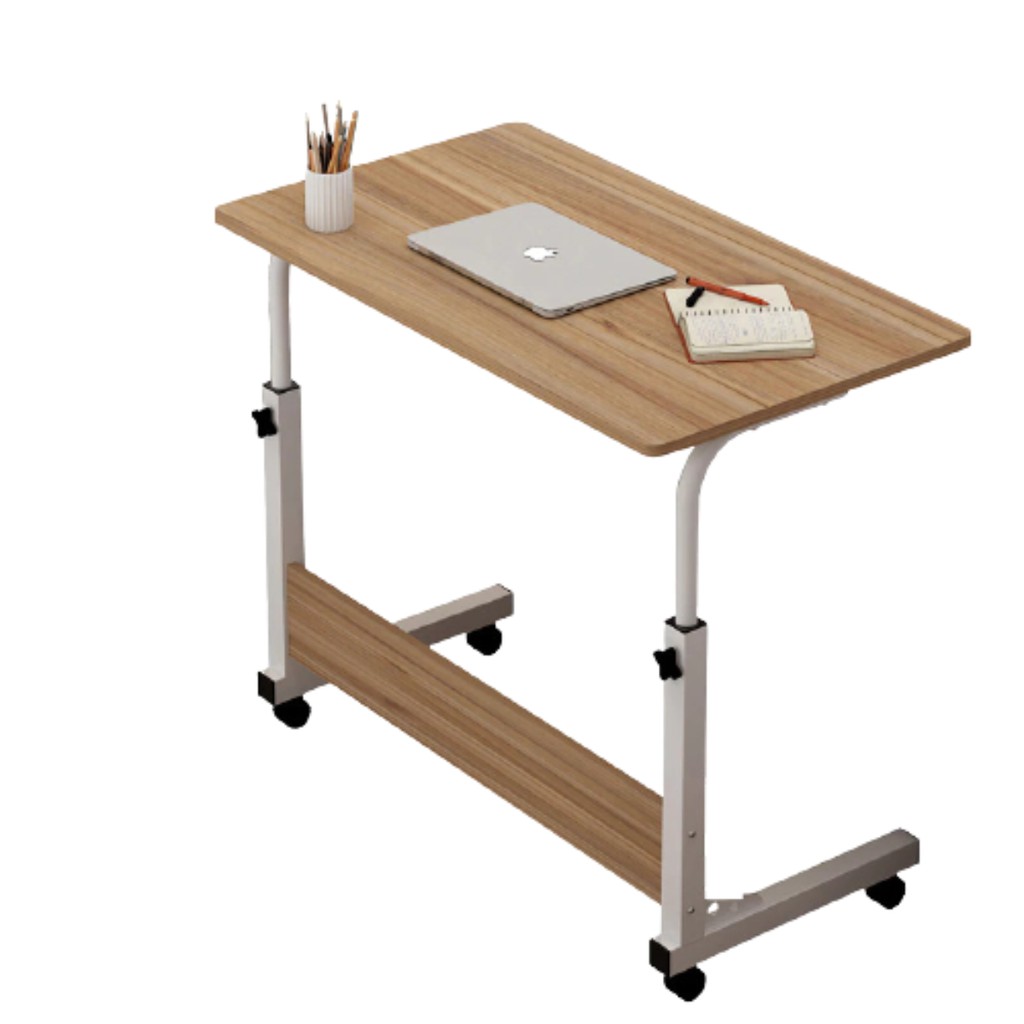 Meja Lipat Laptop Portable Roda Serbaguna Meja Belajar Lipat ...