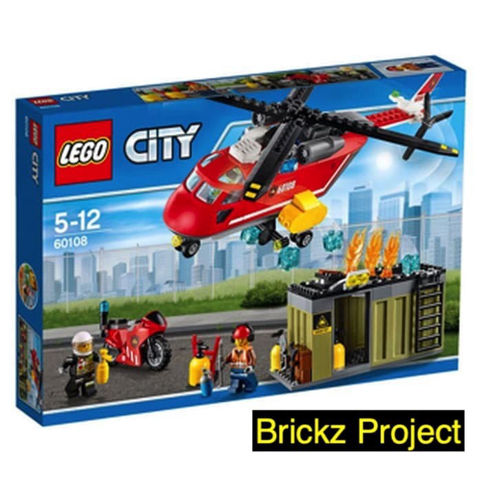 60108 Lego City Fire Response Unit helicopter | Lazada Indonesia