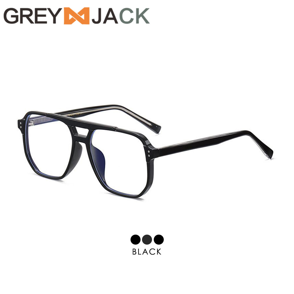 Grey Jack Kacamata Antiradiasi Blueray Model Kotak Bahan TR90+Acetate ...