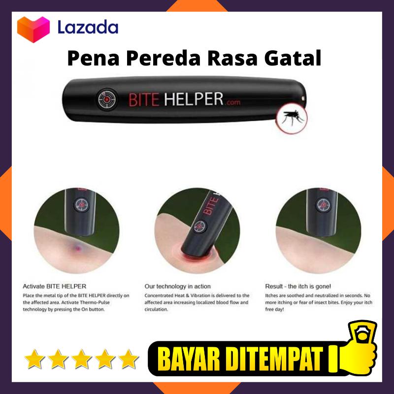 Pena Pereda Rasa Gatal Mosquito Itching Relief Pen BITE HELPER / Alat Penghilang Gatal Gigitan ...