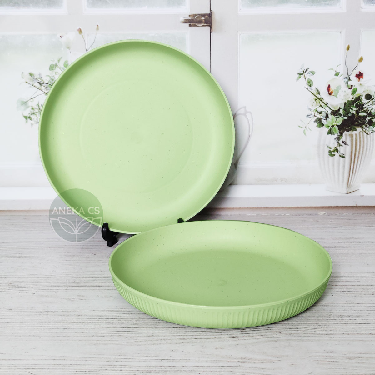 Piring Makan Plastik 22 cm Jerami Gandum Wheat Straw - TW001 | Lazada ...