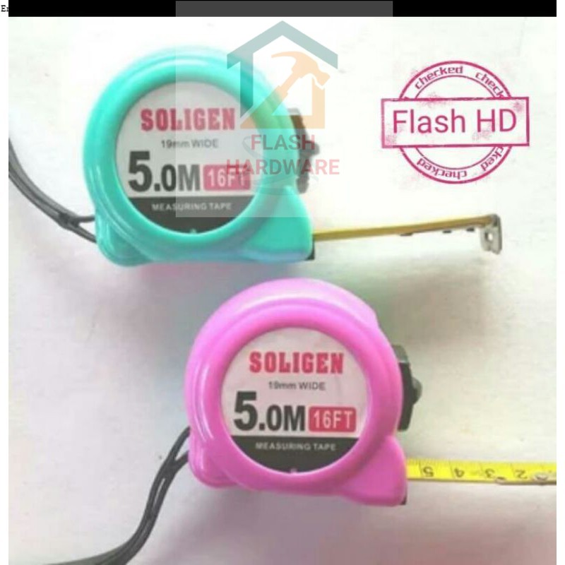 meteran soligen varian ukuran 3meter 5meter 7,5meter | Lazada Indonesia