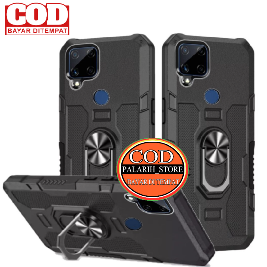 CASING HP STANDING ROBOT HIT EYE RING REALME C15 KICK STANDING CASING ...