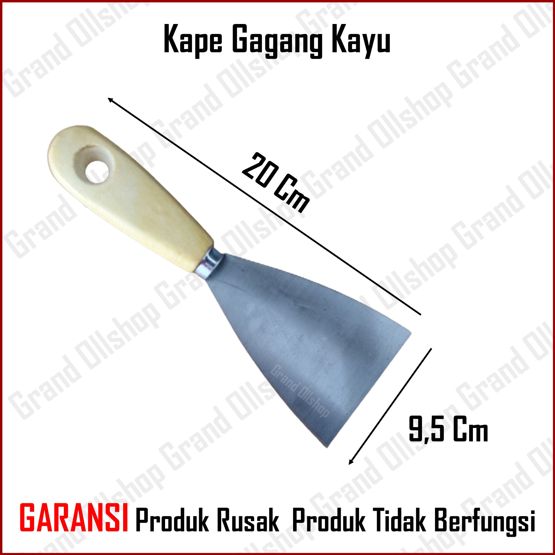 Kape Gagang KAYU / Scraper / Skrap / Scrap / Kape Plat Gagang KAYU Kapi ...