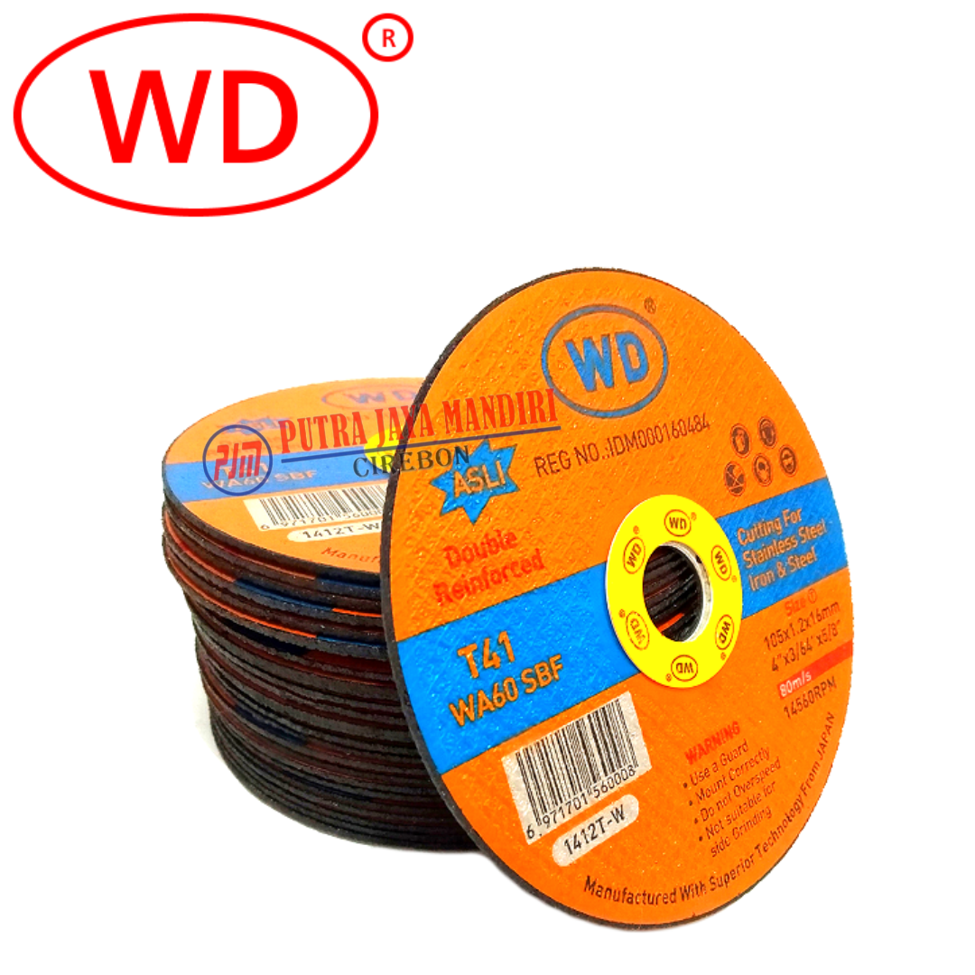 WD Cutting Wheel / Batu Potong Besi Baja,Stainless Steel 4inch 100% ...