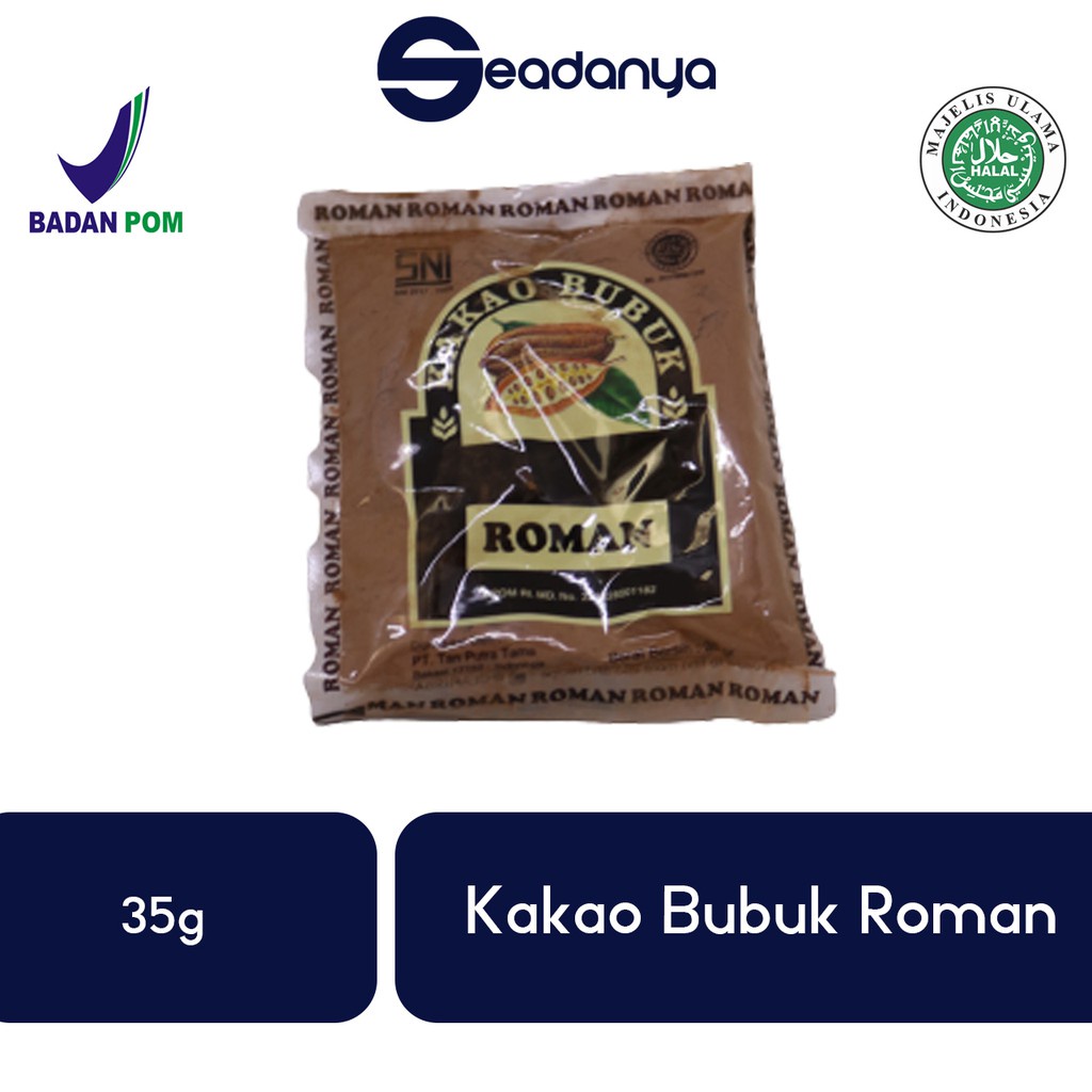 Kakao Bubuk Roman 35g - Halal MUI & BPOM | Lazada Indonesia