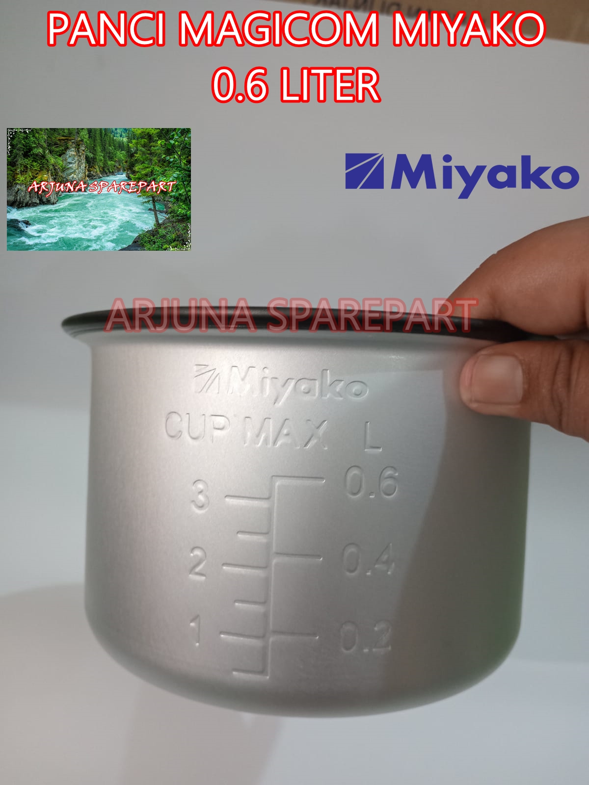 PANCI INNER POT MAGICOM RICE COOKER MIYAKO O.6 L TIPE MCM-606 ORIGINAL ...