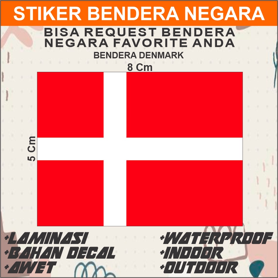 Stiker Bendera Sticker Emblem Negara Dunia Sepak Bola Fifa Ukuran 8x5 ...