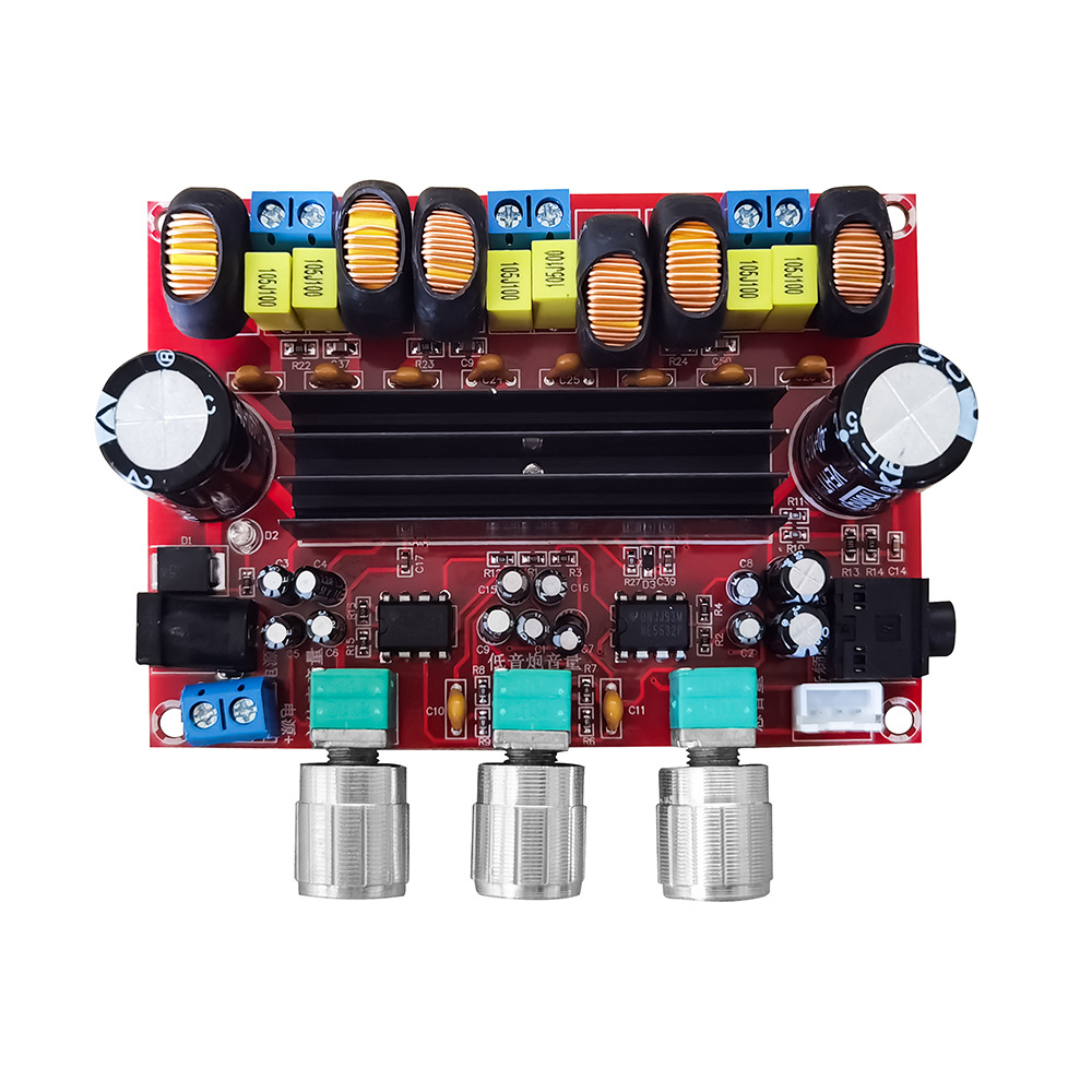 XH-M139 Kit Power Amplifier Class D TOPA3116D2 2.1 2x50w+100w Stereo ...