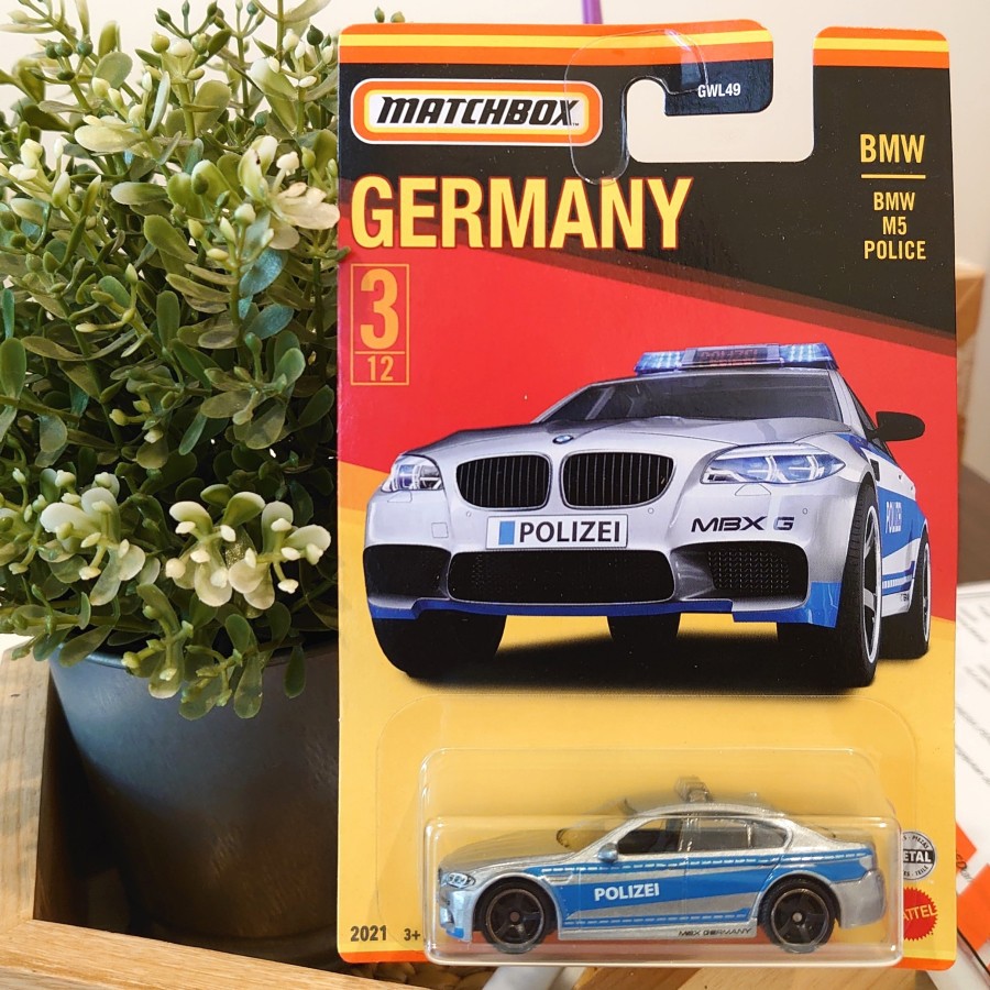 Matchbox Best of Germany BMW M5 Police | Polizei | Lazada Indonesia