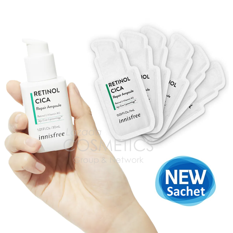 INNISFREE Retinol Cica Repair Ampoule Sachet Korea | Lazada Indonesia