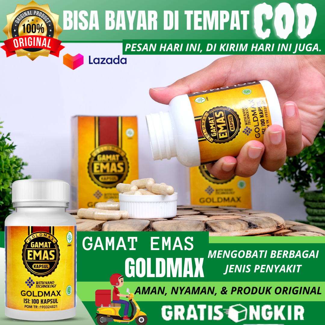 KAPSUL Gamat Emas GOLD MAX EKSTRAK TERIPANG EMAS | Lazada Indonesia