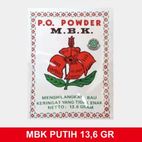 BEDAK POWDER MBK Putih | MBK Silver - 13.6 g | Bedak MBK Penghilang Bau ...