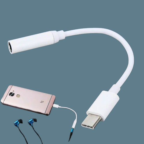 Kabel Audio Sambungan Type C / Converter Tipe C To Audio Jack 3.5mm ...