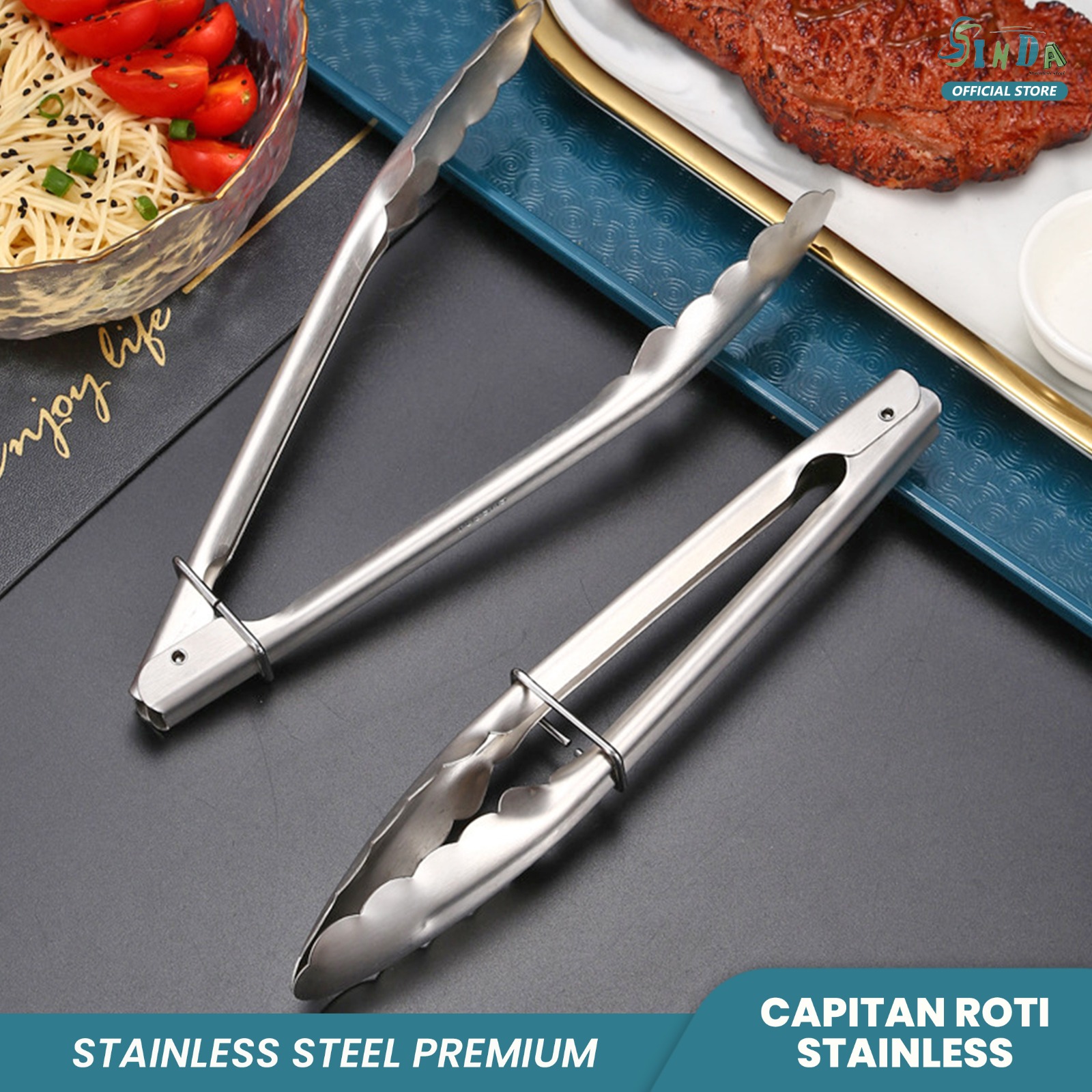 Sinda Store Penjepit Roti Capitan Makanan Roti Alat Makan Penjepit Kue ...