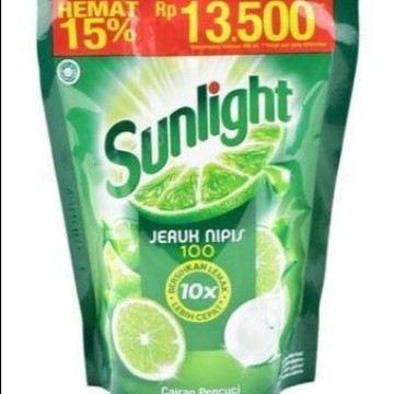 SUNLIGHT LIME 560ml Kemasan Harga 13.500 Sabun Cuci Piring Cling Bersih ...