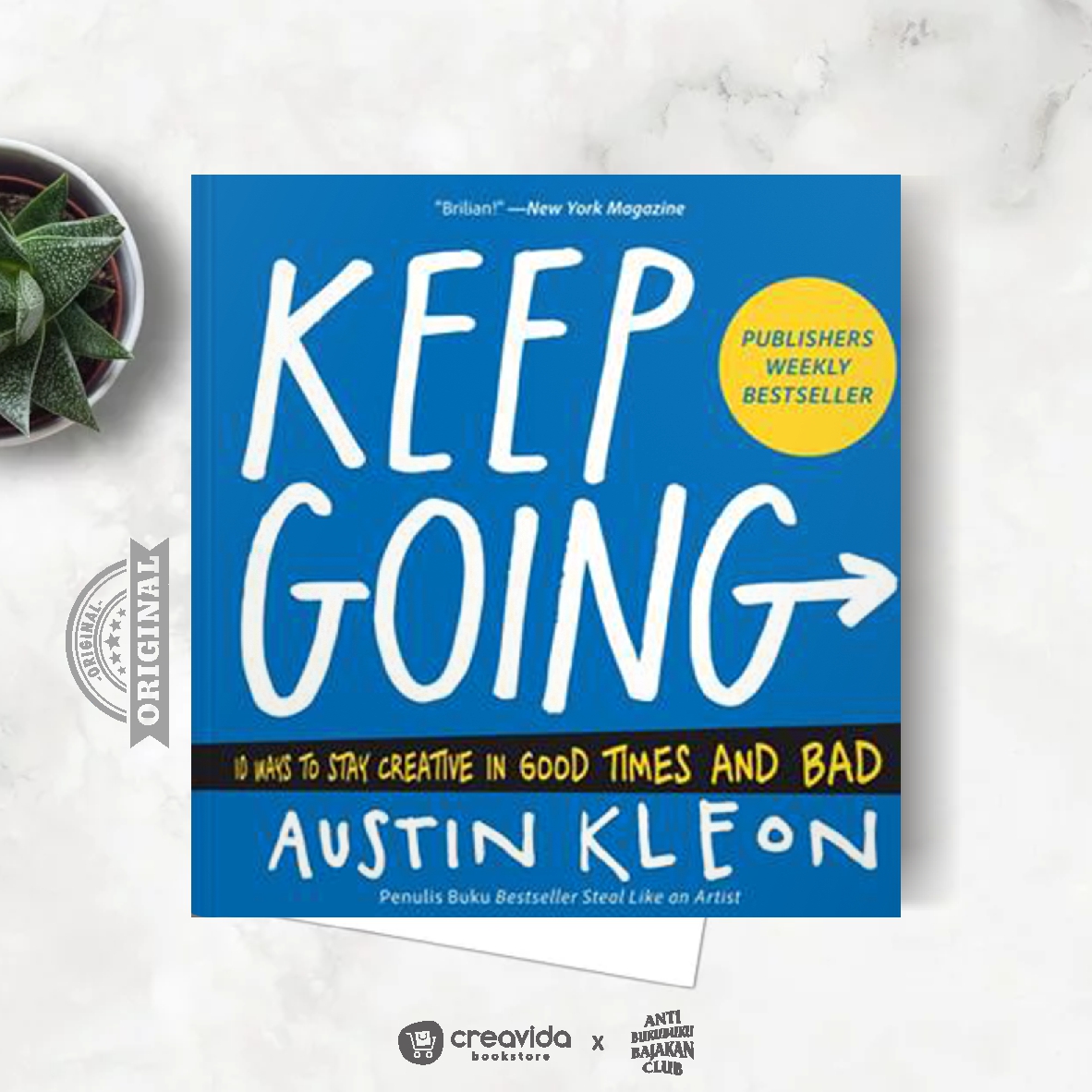 Keep Going Austin Kleon | Lazada Indonesia