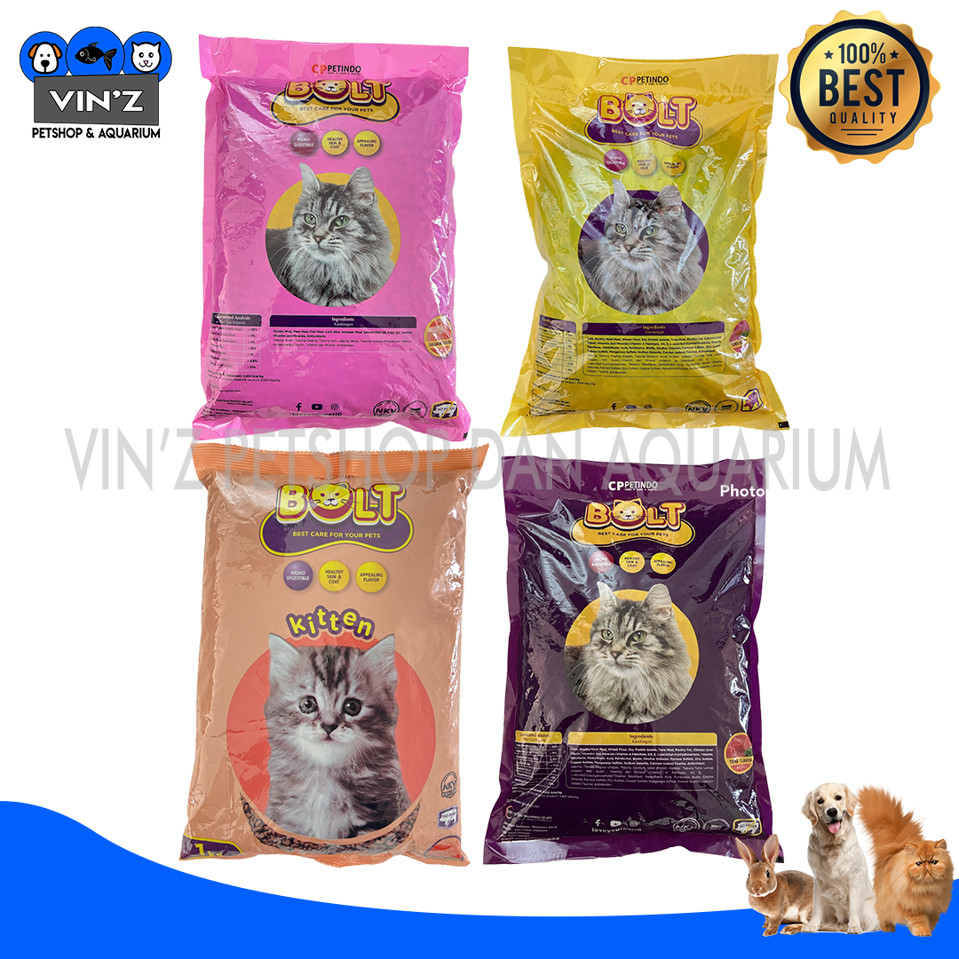 Makanan Kucing Murah Bolt Ikan Donat Salmon Kitten Catfood Dryfood ...