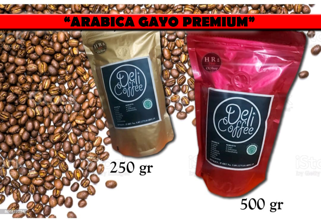 ARABICA GAYO PREMIUM COFFEE " DELI COFFEE " Kopi Biji / Bubuk Arabica ...