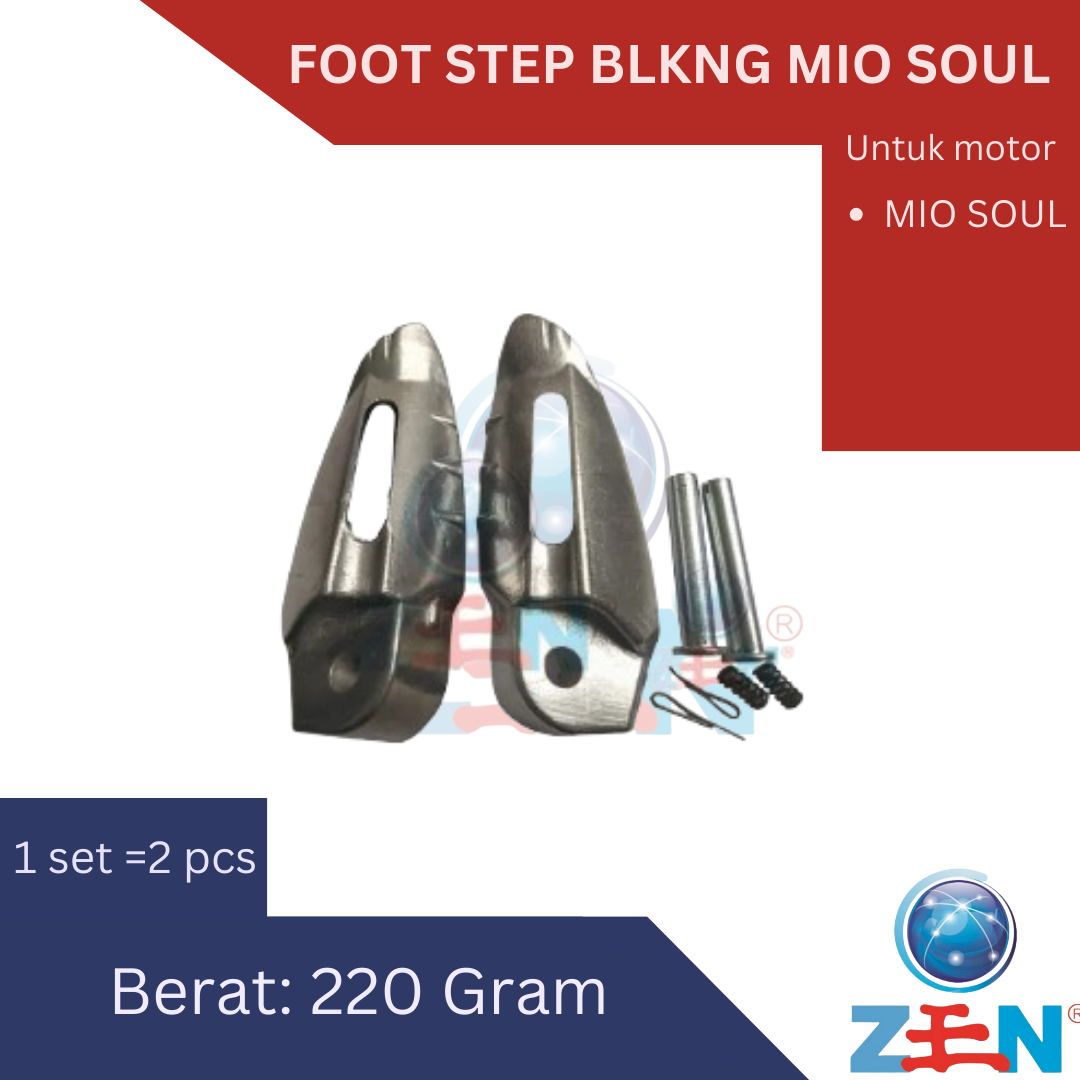 FOOT STEP BELAKANG MIO SOUL,MURAH KUAT HQ SPEK ASLI GENUINE PARTS ...
