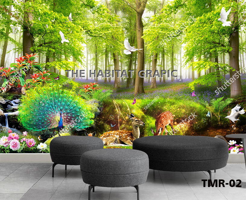 Wallpaper Dinding Pemandangan alam - Wallpaper pemandangan alam 3d dari ...