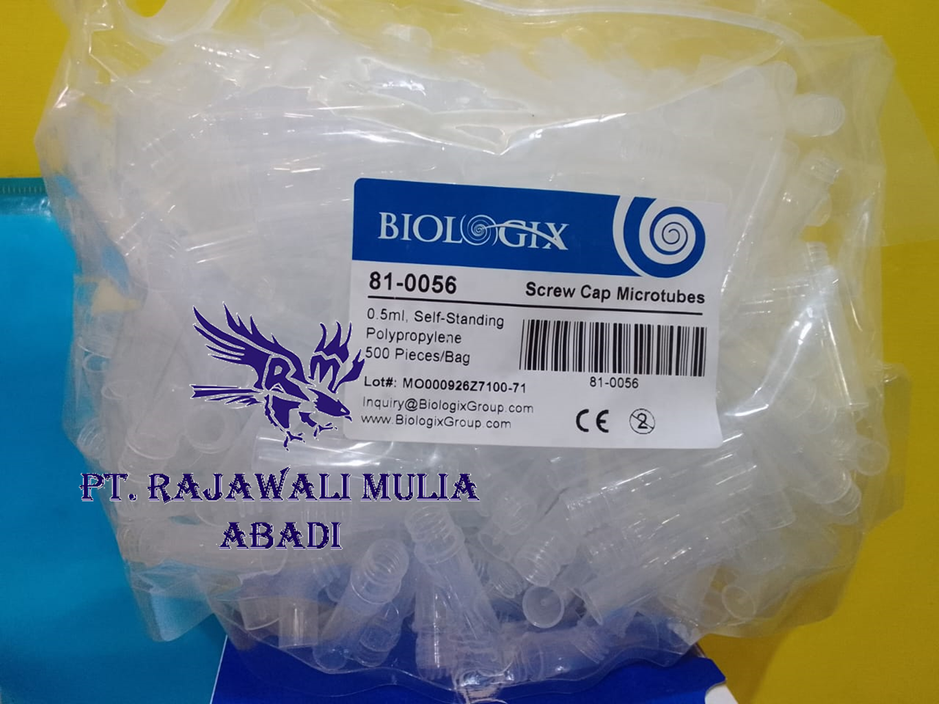 Screw Cap Microtubes (Non-Sterile) 0,5 ml BIOLOGIX 81-0056 not ONEMED | Lazada Indonesia