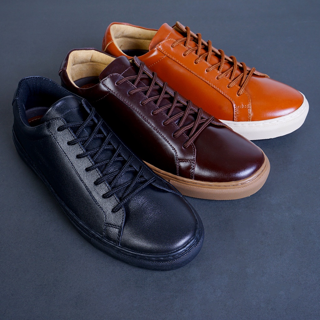 SP03 sepatu pria kulit premium keren baru | Lazada Indonesia