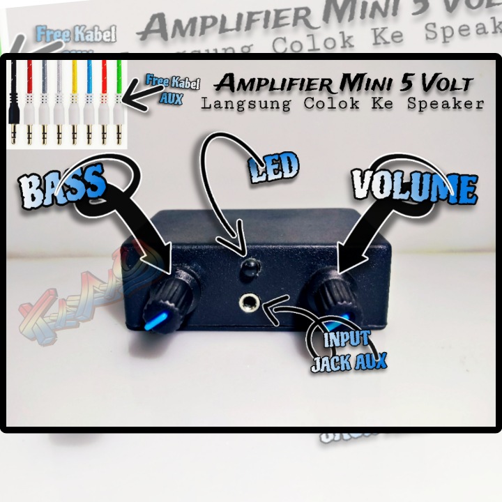 Amplifier mini 5 volt | Power Sound Miniatur 5v | Lazada Indonesia