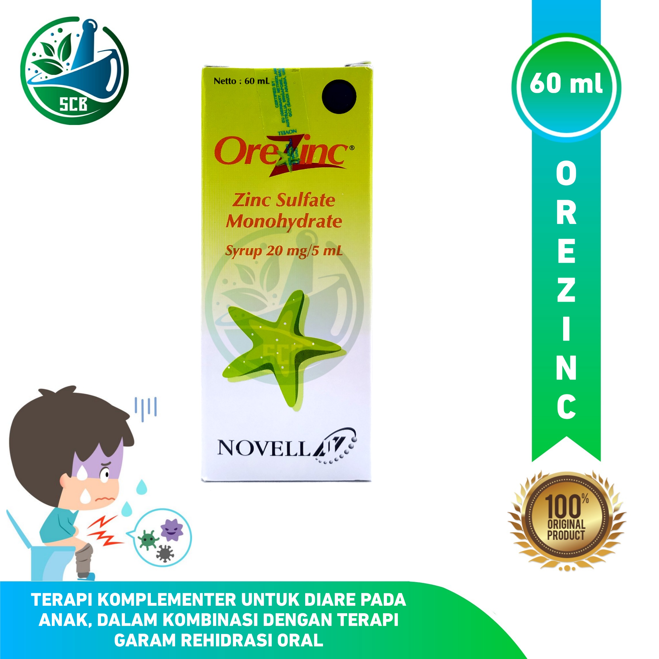 Orezinc Syrup 60 mL | Lazada Indonesia