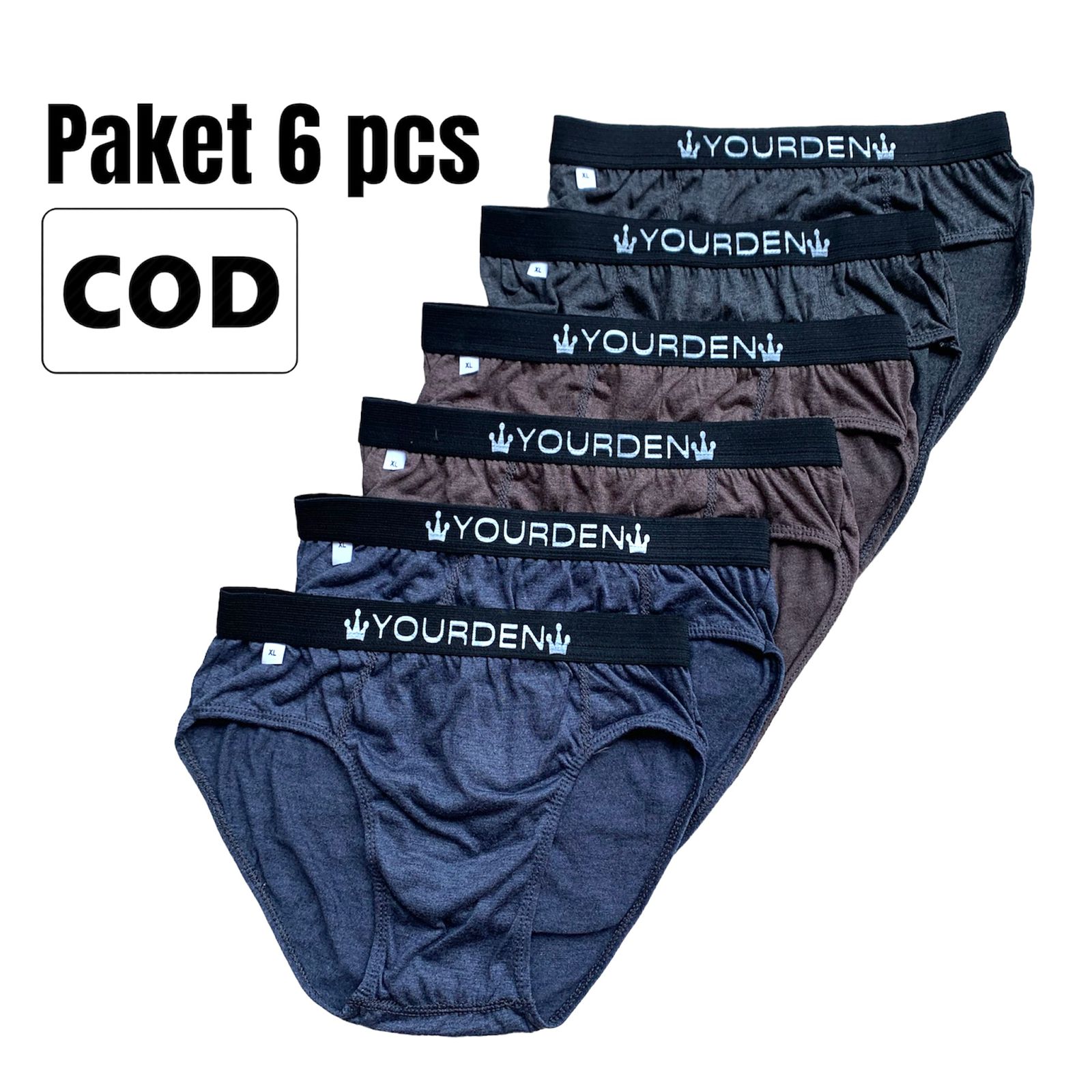 paket sempak / celana dalam pria dewasa warna random | Lazada Indonesia