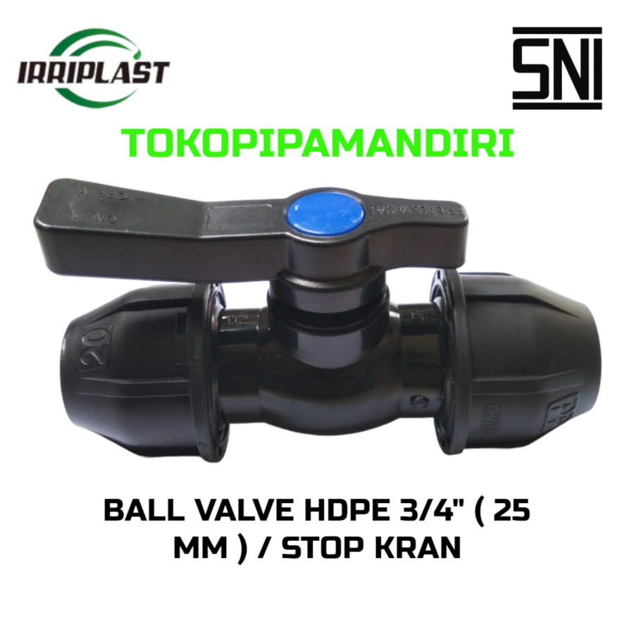 Ball Valve/Stop Kran Pipa HDPE Compression 3/4 inch ( 25 mm) | Lazada Indonesia