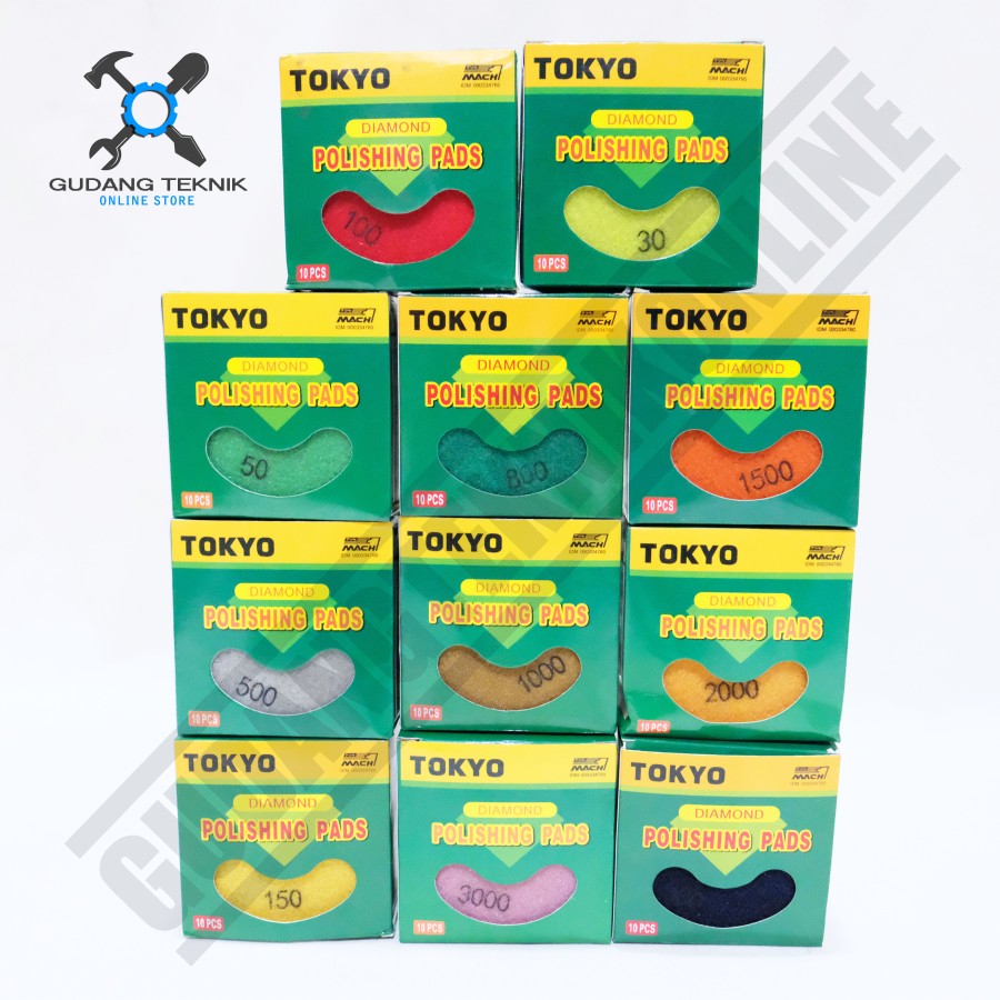 Diamond Pad TOKYO - Polishing Pads 4" TOKYO - Poles Marmer Dan Granit ...