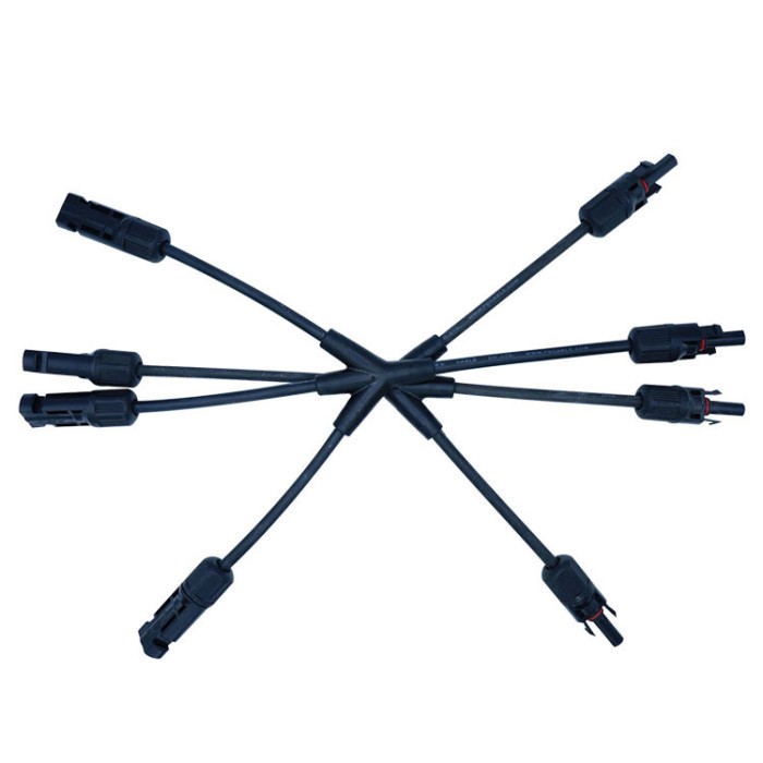 [HARGA PROMO] Mc4 Dc Connector Y3 Ip67 Konektor 3 In 1 Cabang 3 Soket ...